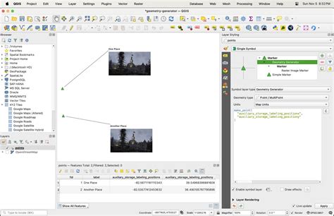 Labeling Setting A Layers Raster Image Marker Xy Location Based On