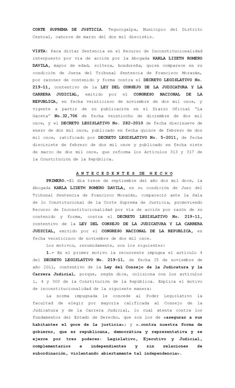 Ejemplo De Sentencia De Derecho Procesal Penal 2 Ejercicios De