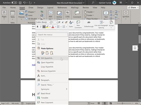 Lock Bookmarks In Word At Indiana Seery Blog
