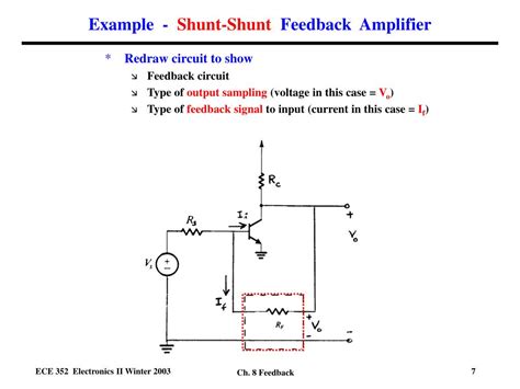 PPT Shunt Shunt Feedback Amplifier Ideal Case PowerPoint Presentation ID