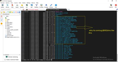 where is the actual data in a mysql db stored on a linux machine