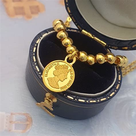 2돈여자순금팔찌 세련된디자인 엘리자베스코인 순금볼팔찌 네이버 블로그