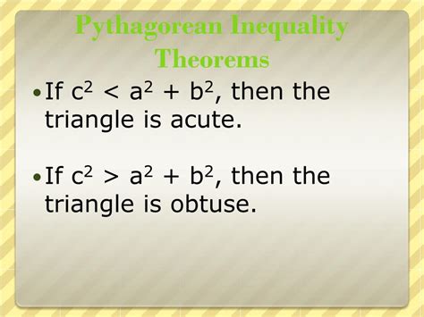 Ppt 82 The Pythagorean Theorem And Its Converse Powerpoint