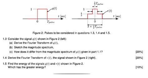 Solved Tpulse T R T T Sec T Sec Tpulse X Chegg Com
