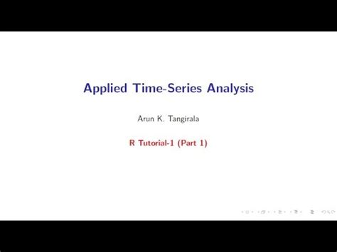 R Tutorial Part YouTube