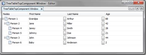 A Tree Table In Netbeans