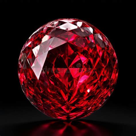 Ruby Red Brilliance A Brilliant Ruby Red Light Effect That Shin Stock Illustration