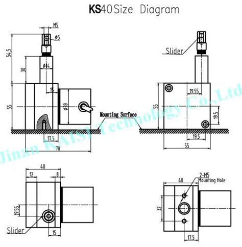 Cable Displacement Sensor Ks40 1500 015 F For Linear Measurement