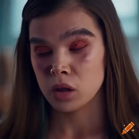 Hailee Steinfeld Portraying A Bruised And Stunned Martial Fighter In A