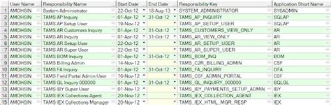 Oracle Apps R12 Help Query To Find All Responsibilities Of A User
