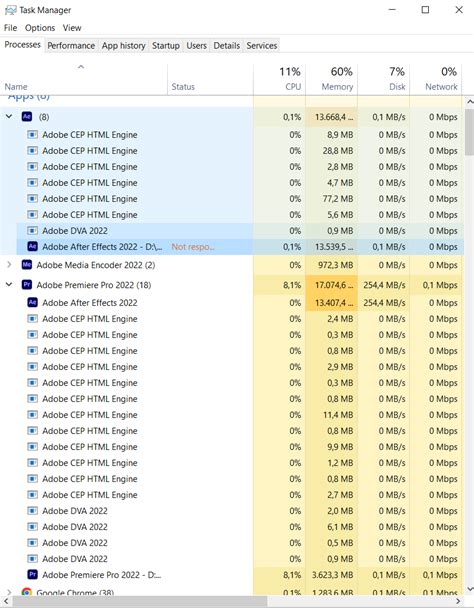 Solved Re 64 Gb Ram I Have A High Rammemory Usage 94 Adobe