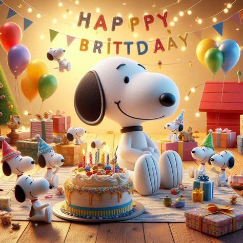 Cumpleaños Felicitaciones Snoopy