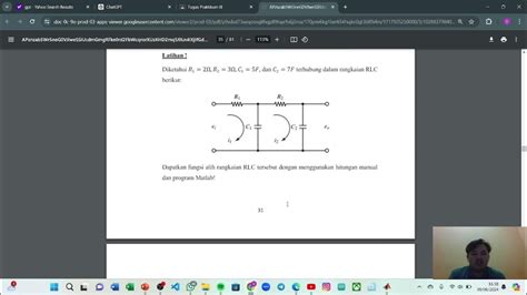 Dasar Teknik Kendali Menggunakan Program Matlab Youtube