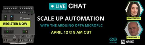 Arduino On Linkedin Welcome You Are Invited To Join A Webinar Scale Up Automation With The