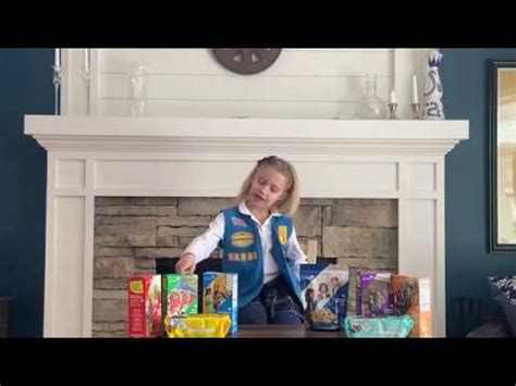 Juliets Girl Scout Cookie Introduction Youtube