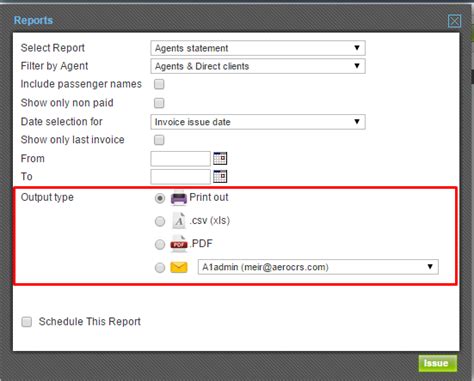 Generate A Report Go Pss Support