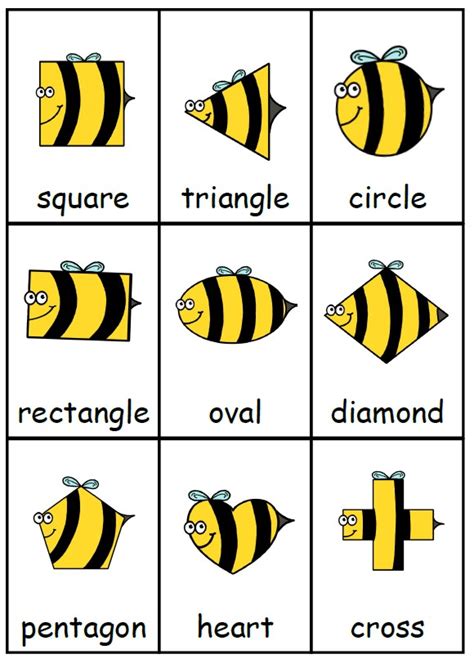 形の名前を英語で覚えましょう ブリッジぷりんと