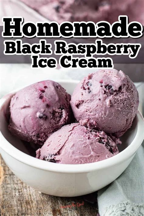 Black Raspberry Ice Cream Recipe Raspberry Ice Cream Recipe Black