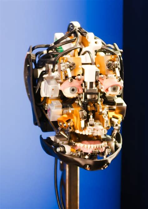 Creepy Internal Construction Of A Robot Body Part A Skinless