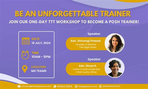 Learn To Be A Posh Trainer With Tls Train The Trainer Workshop