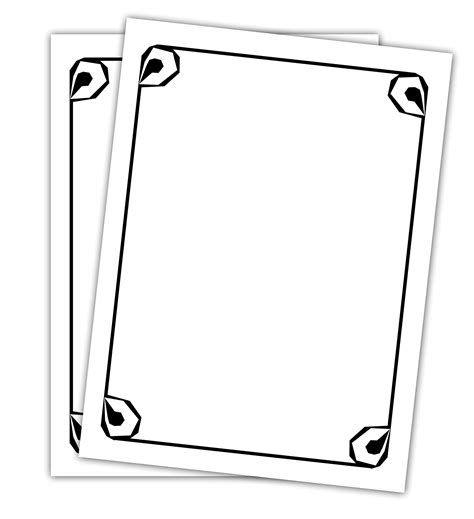 Black Side Border Design