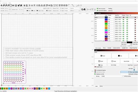Laser Power Scale Test Pattern File For Lightburn Test Your Lasers