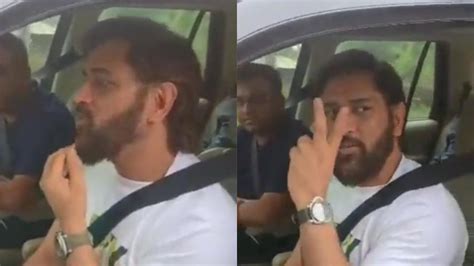 Ms Dhoni Spotted Asking Directions From Strangers Video Goes Viral Watch