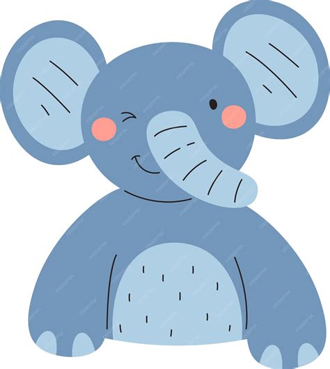 Premium Vector Blinking Elephant Top