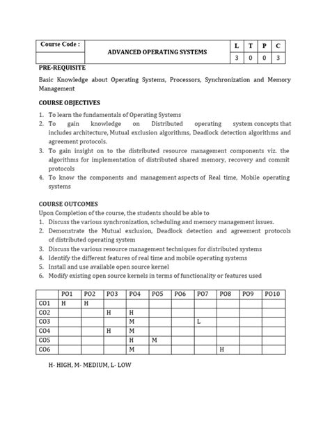 advanced operating system pdf