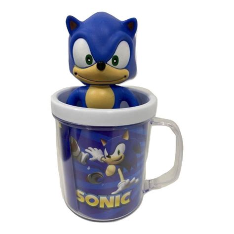 Boneco Sonic Azul Clássico Figure Caneca Personalizada Em Promoção Na Americanas