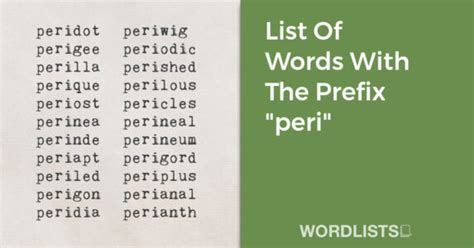List Of Words With The Prefix Poly