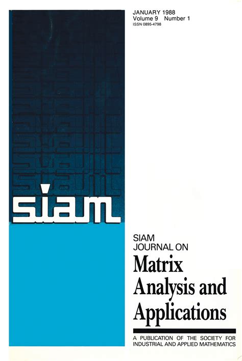 The Society For Industrial And Applied Mathematics