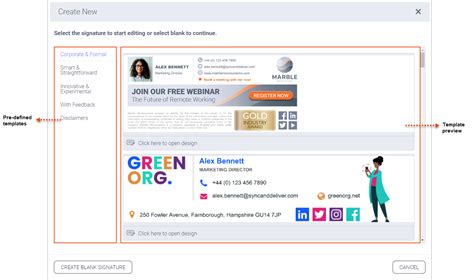 Create Signature Exclaimer Knowledge Base