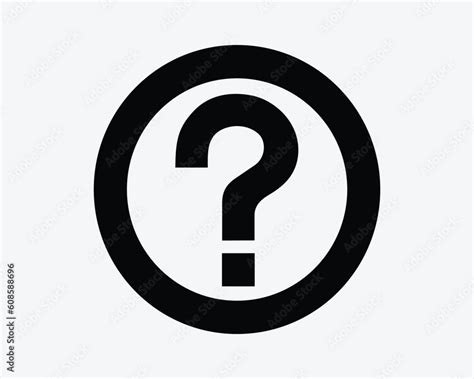 Round Question Mark Icon Help Faq Query Information Info Counter Navigation Circle Sign Symbol