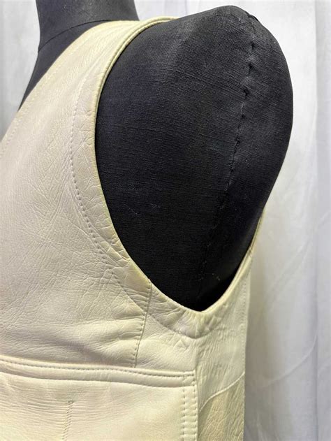 Lieve Van Gorp Rare Lieve Van Gorp Leather Gilet Gem