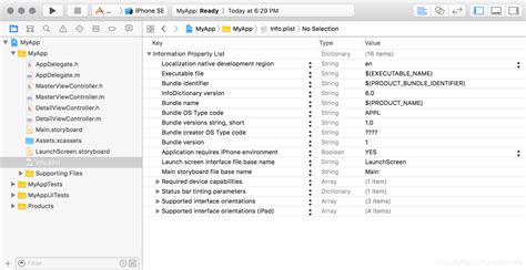 Ios Infoplist知多少 Csdn博客