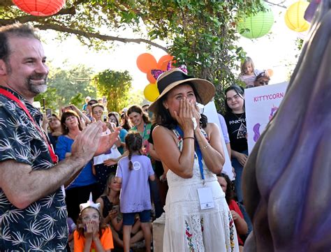 Calf 2024 Artist Leuyen Phams Itty Bitty Kitty Corn Statue Debuts