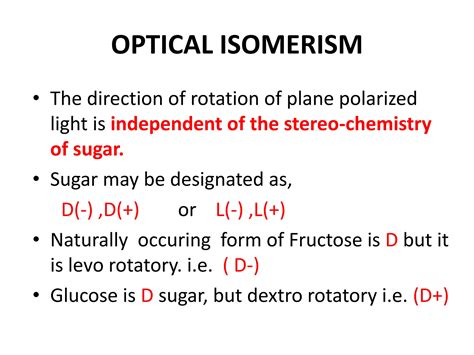 3 4 Isomerism Chemical Properties Of Monosaccharides Pptx