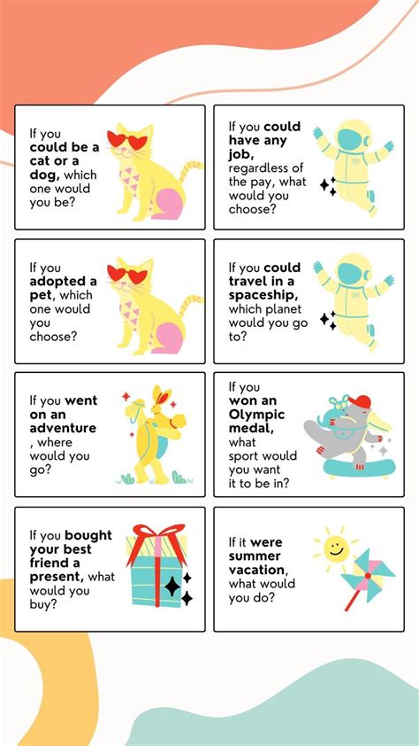 2nd Conditional Conversation Cards Activity Second Conditional Grammar