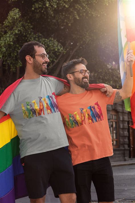 Lgbtq Gay Pride Tshirts Gay Pride Abstract Tshirts Rainbow Etsy