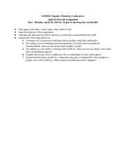 Understanding Aspirin Yield And Purity Organic Chemistry Lab Course Hero