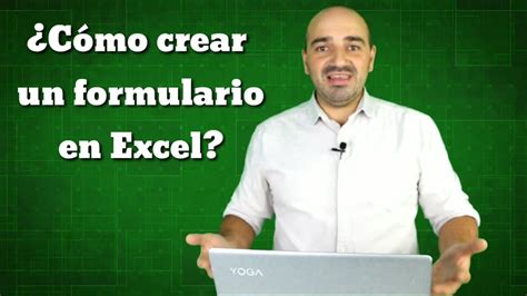 Como Crear Formularios En Excel Sin Macros YouTube
