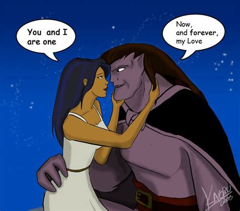 Goliath Elisa Now And Forever Gargoyles Disney Gargoyles Cartoon