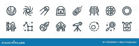 Linear Milky Way Icon From Astronomy Outline Collection Thin Line Milky Way Vector Isolated On