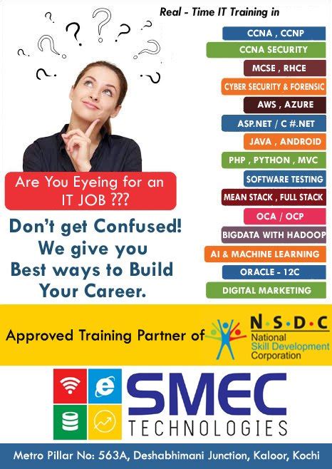 Job Oriented It Training In Kochi Id 21484744530