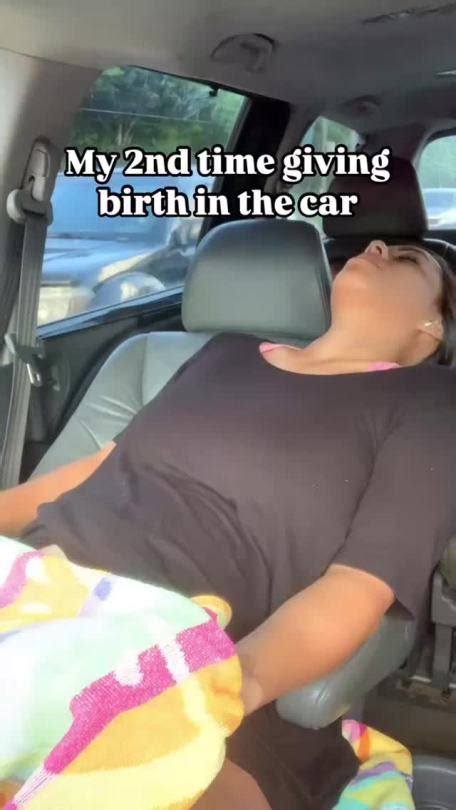 Her Second Car Birth The Water Breaking Is So Goo Tumbex