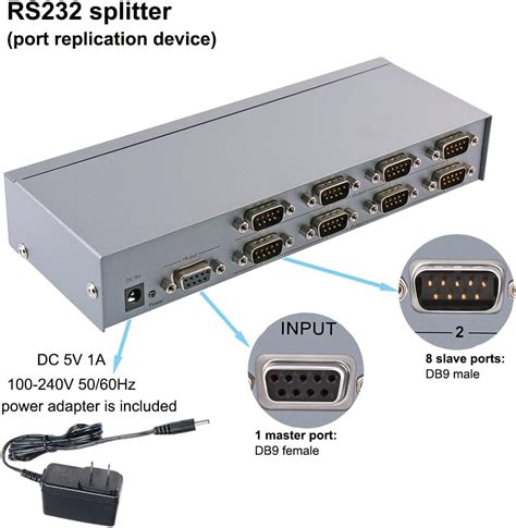 Dtech Serial Splitter 8 Port Industrial Rs232 Philippines Ubuy