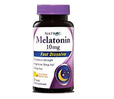 Melatonin Quick Dissolve Tabletsmelatonin Quick Dissolve Tablets For