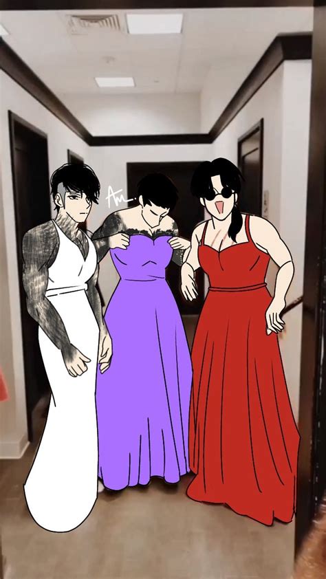 Seo Gimyung And Sinwoo Gambar Pacar Webtoon Animasi