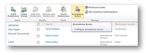 Enable Anonymous Access In Sharepoint 2010 Yasser Zaids Weblog